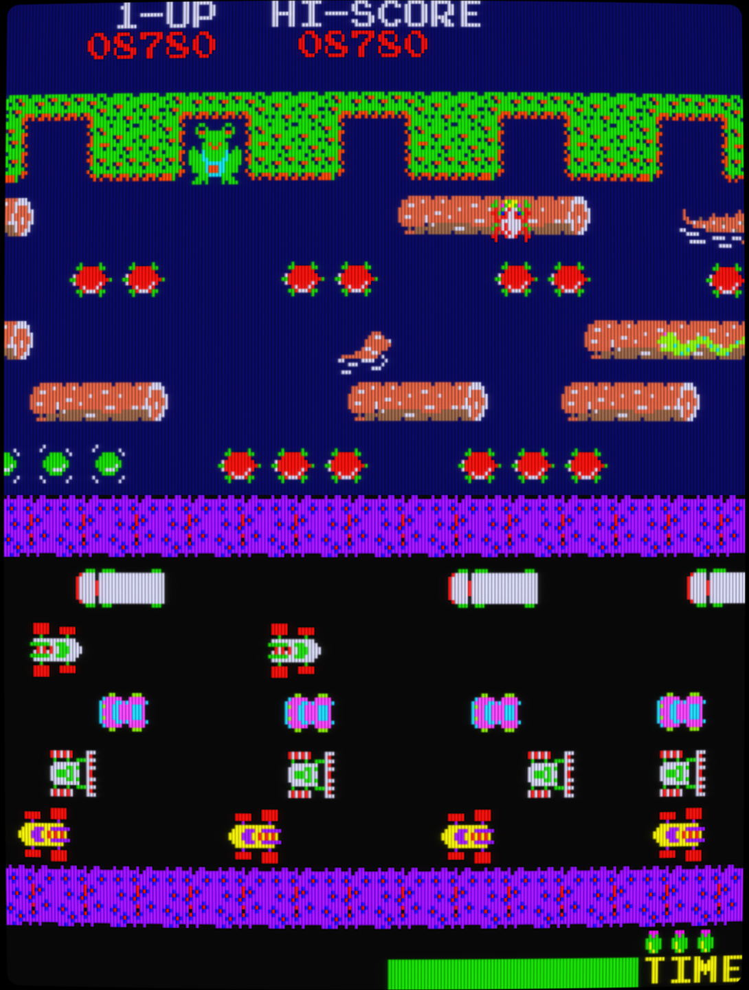 MAMEWorld Forums - EmuChat - Frogger have a real game bug. Not MAME issue.